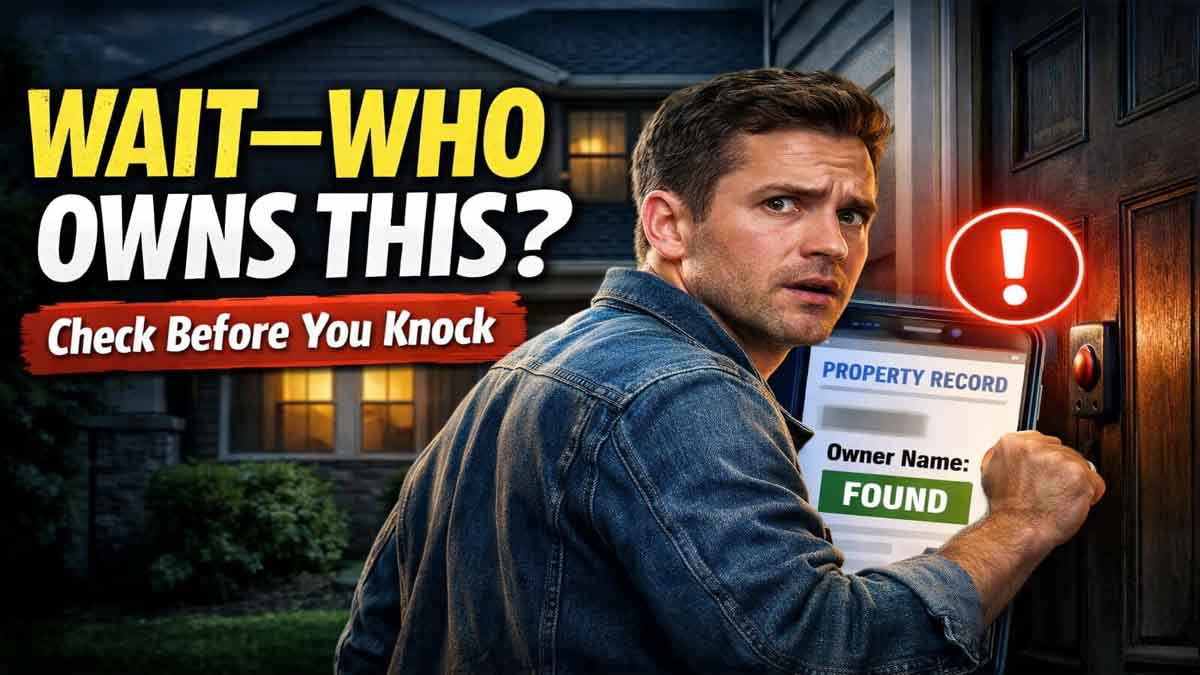 Before You Knock, Here’s How to Check Who Owns It